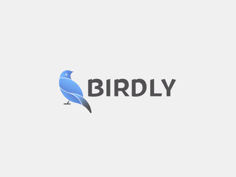 BIRDLY minimal logo design. by Saaim Hussain on Dribbble