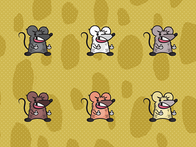 Rad Rat Series 01 by Jose Espinoza on Dribbble