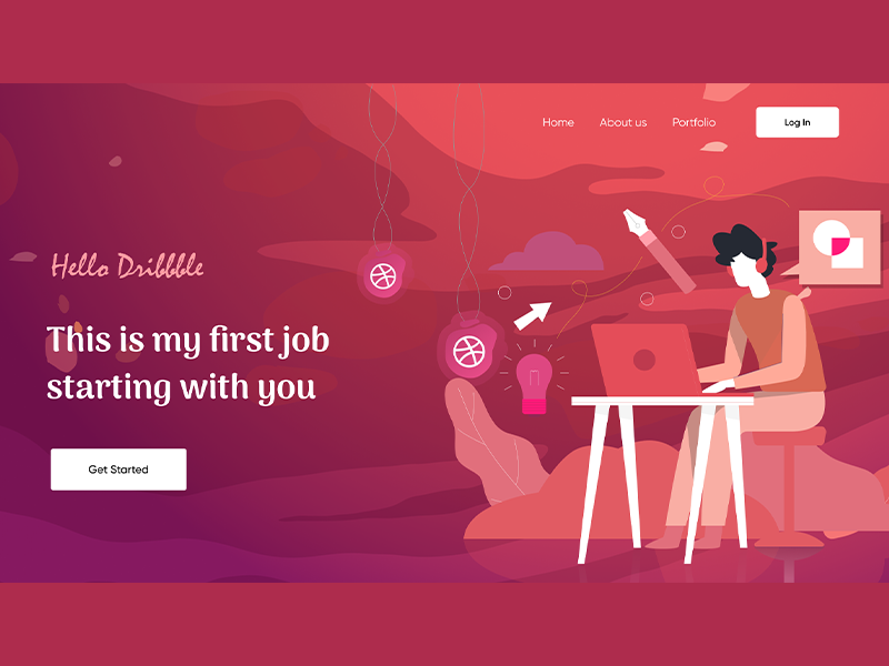 Welcome Shot by Aminul - UX/UI Designer on Dribbble