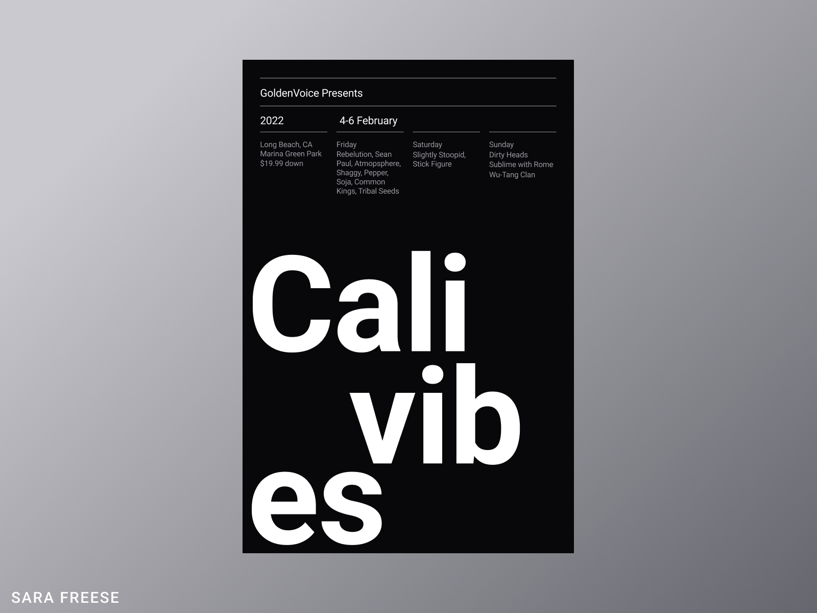 Graphic Design | UI Exercise by Sara on Dribbble