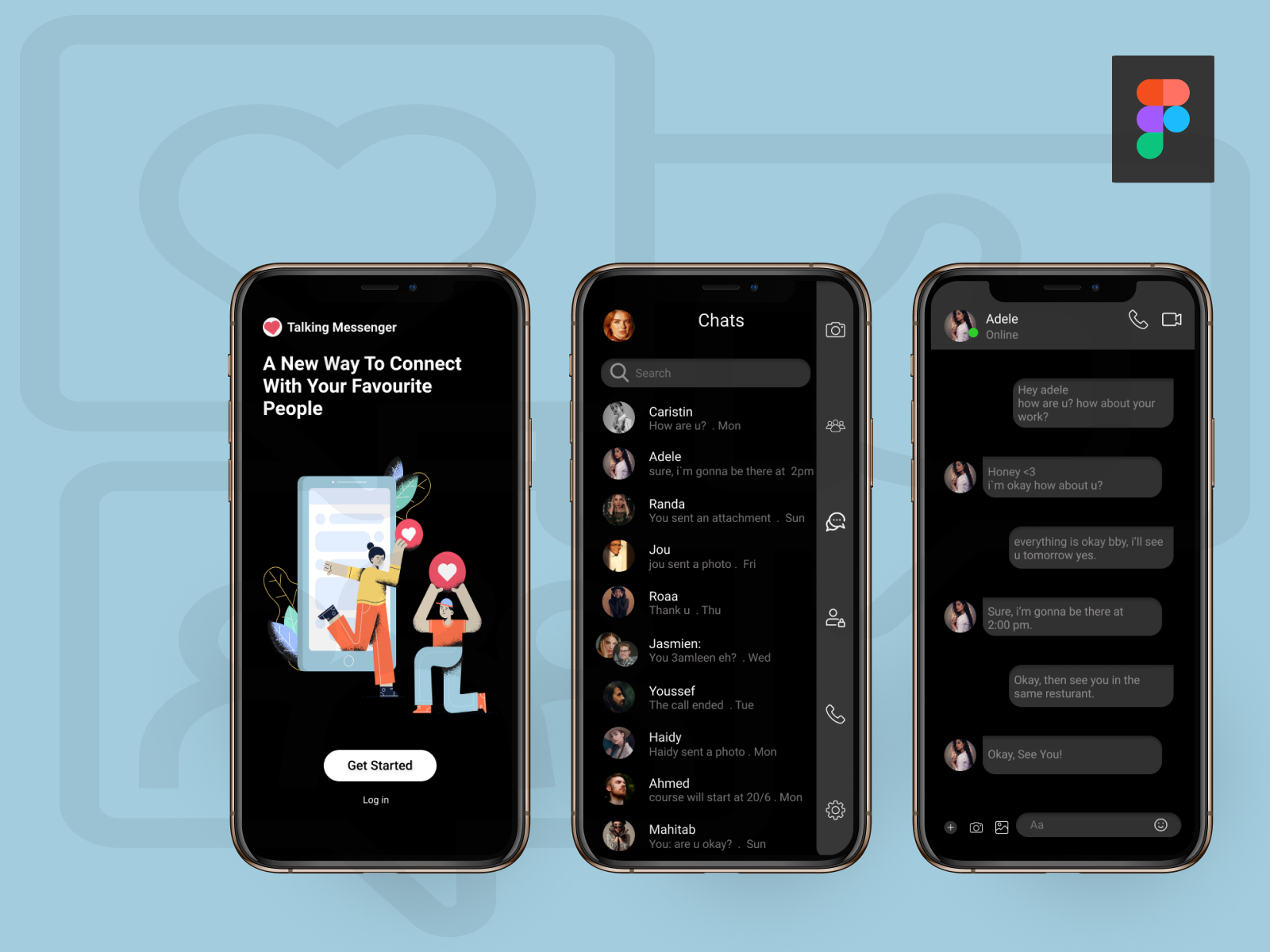 New Design For Messenger App by Aya A. Wagdy on Dribbble