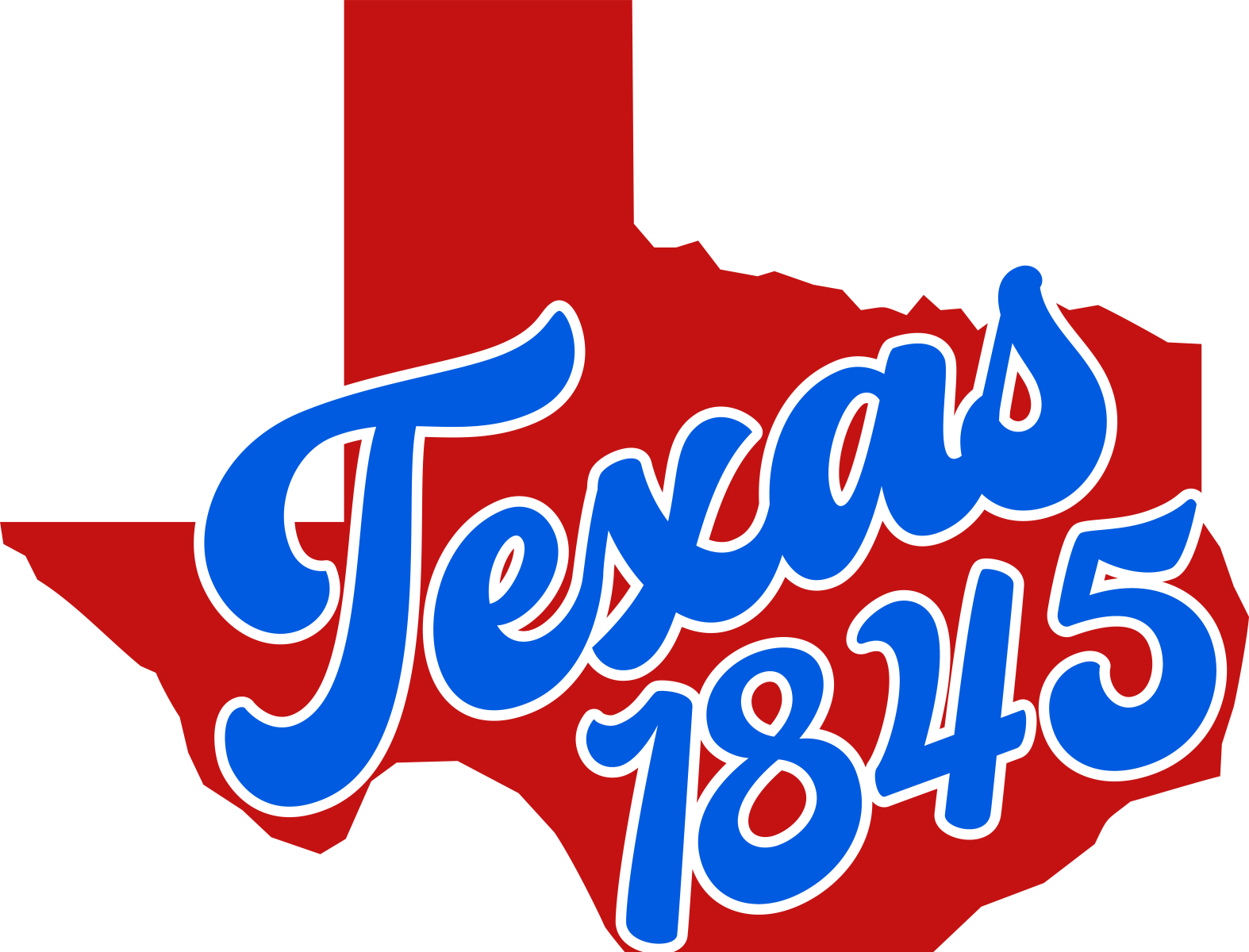 Texas 1845 logo by Jalen Wallace on Dribbble