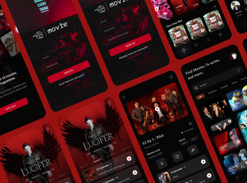 Cinema App - Cinema Booking App by Zuhair Younis on Dribbble