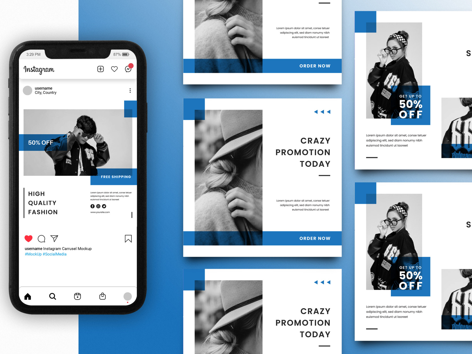 Crazy Promotion Instagram Post by Ahmad Padilah on Dribbble