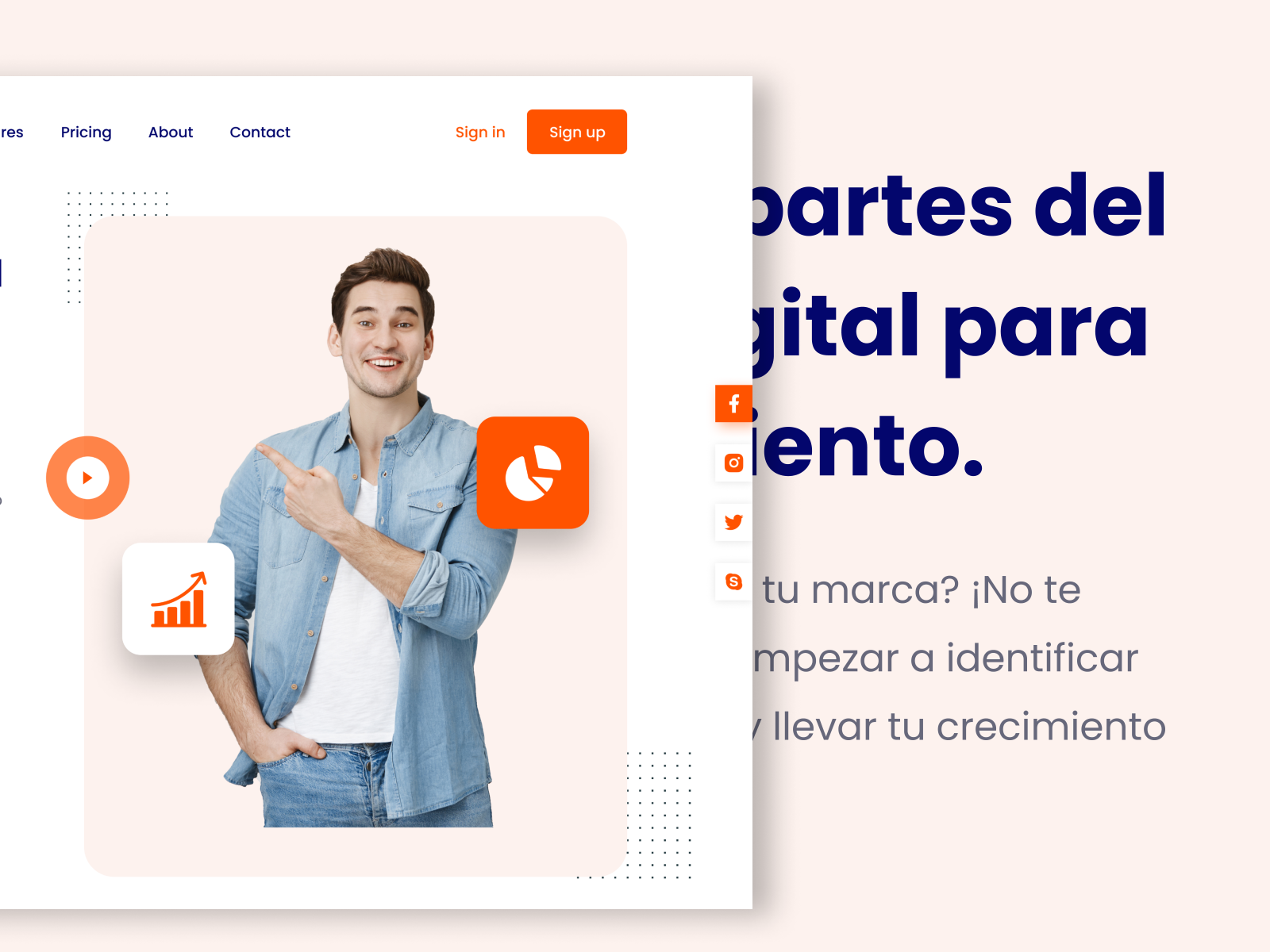 Promotional Landing Page by Giridhar Pabbati on Dribbble