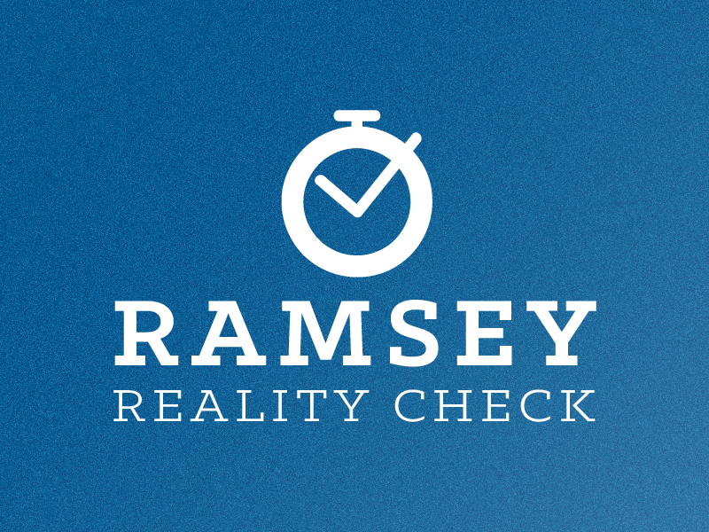 Ramsey Reality Check Logo by Zach Ford for Ramsey Creative on Dribbble