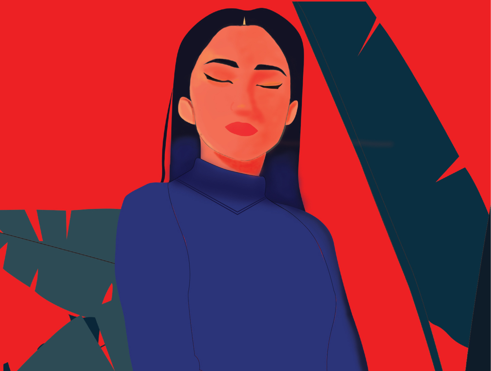 Self Portrait by Sadaf Iqbal on Dribbble