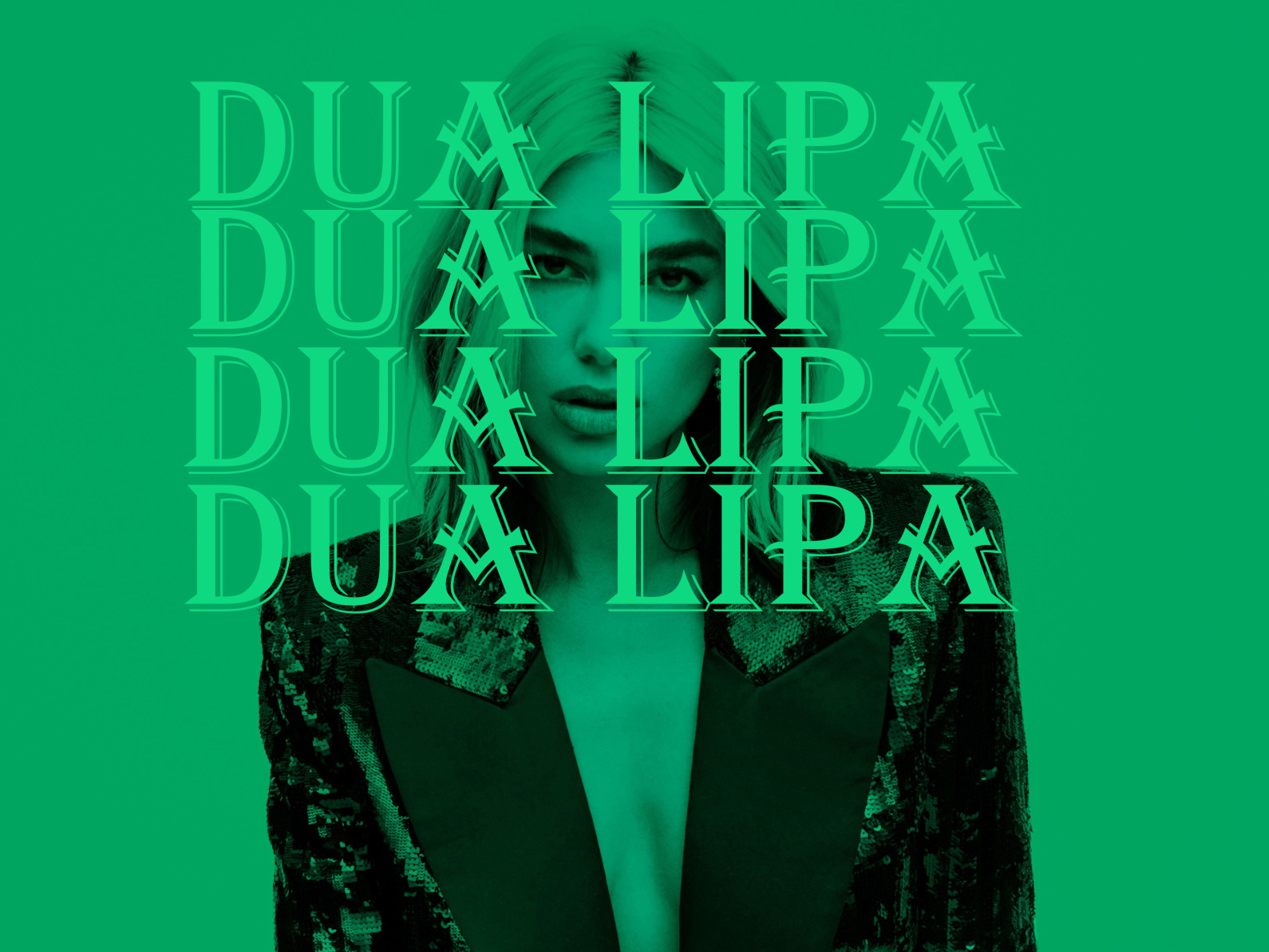 Dua Lipa Poster by Luka on Dribbble