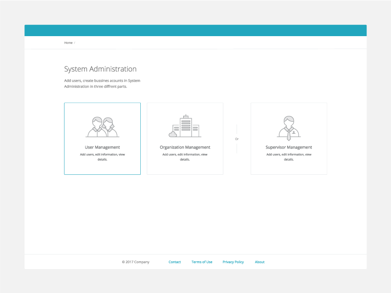 Administration Page by Marios Michael on Dribbble
