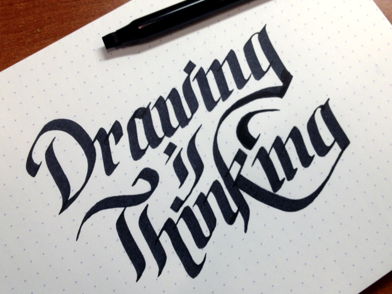 Drawing is Thinking by Wells Collins on Dribbble