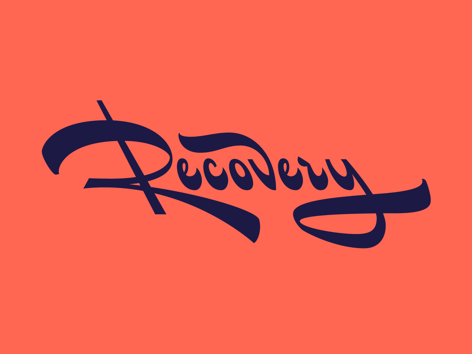 Recovery Lettering by Wells Collins on Dribbble