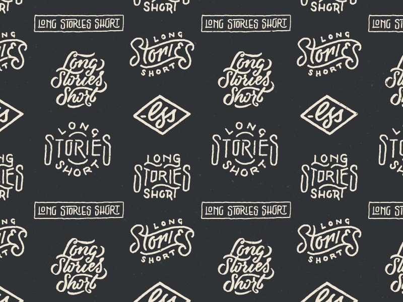 Long Stories Short logos by Wells Collins on Dribbble