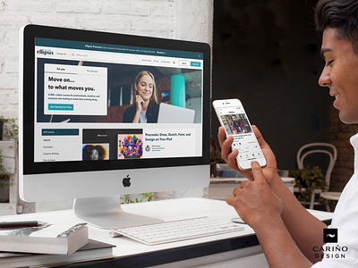 Ellipsis (Responsive Web Design & Branding) by Daniel Carrino on Dribbble