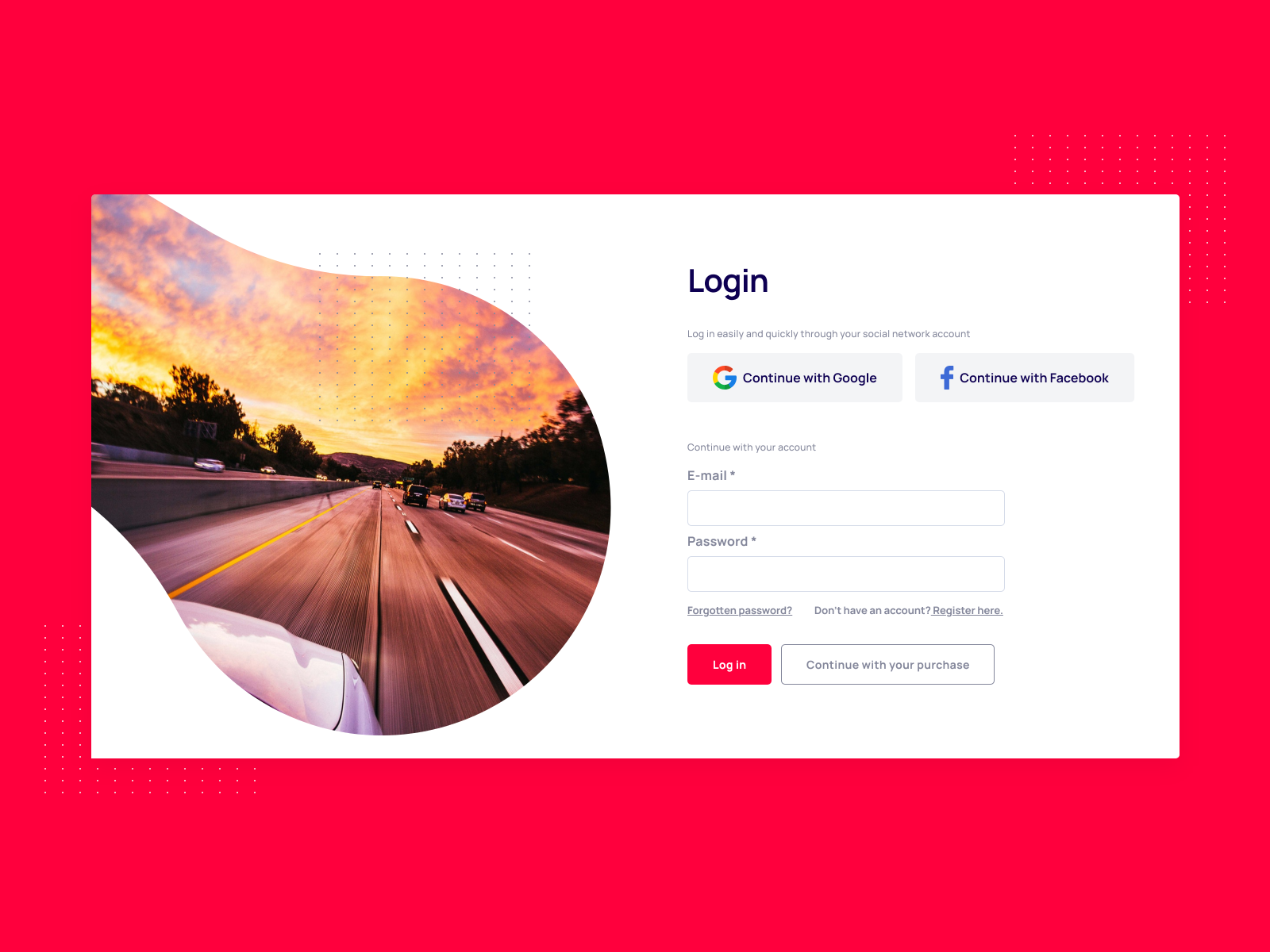 Login Screen / Sing up by George Angeloff on Dribbble