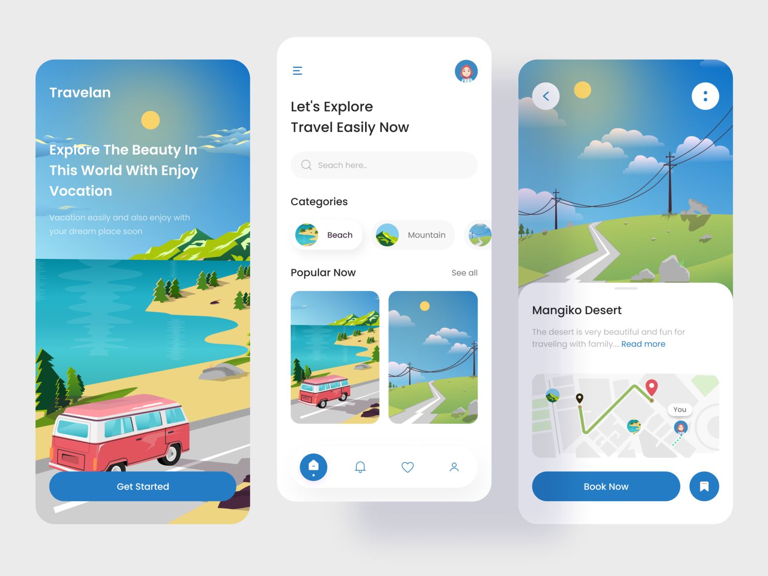 Travelan Mobile Apps by Annisa Fauziah on Dribbble