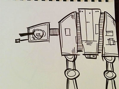 AT-AT by Matt Lambert on Dribbble