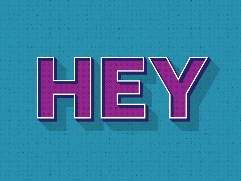 Hey by Heidi Boor on Dribbble