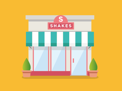 Shake shop by Kay illustrates on Dribbble
