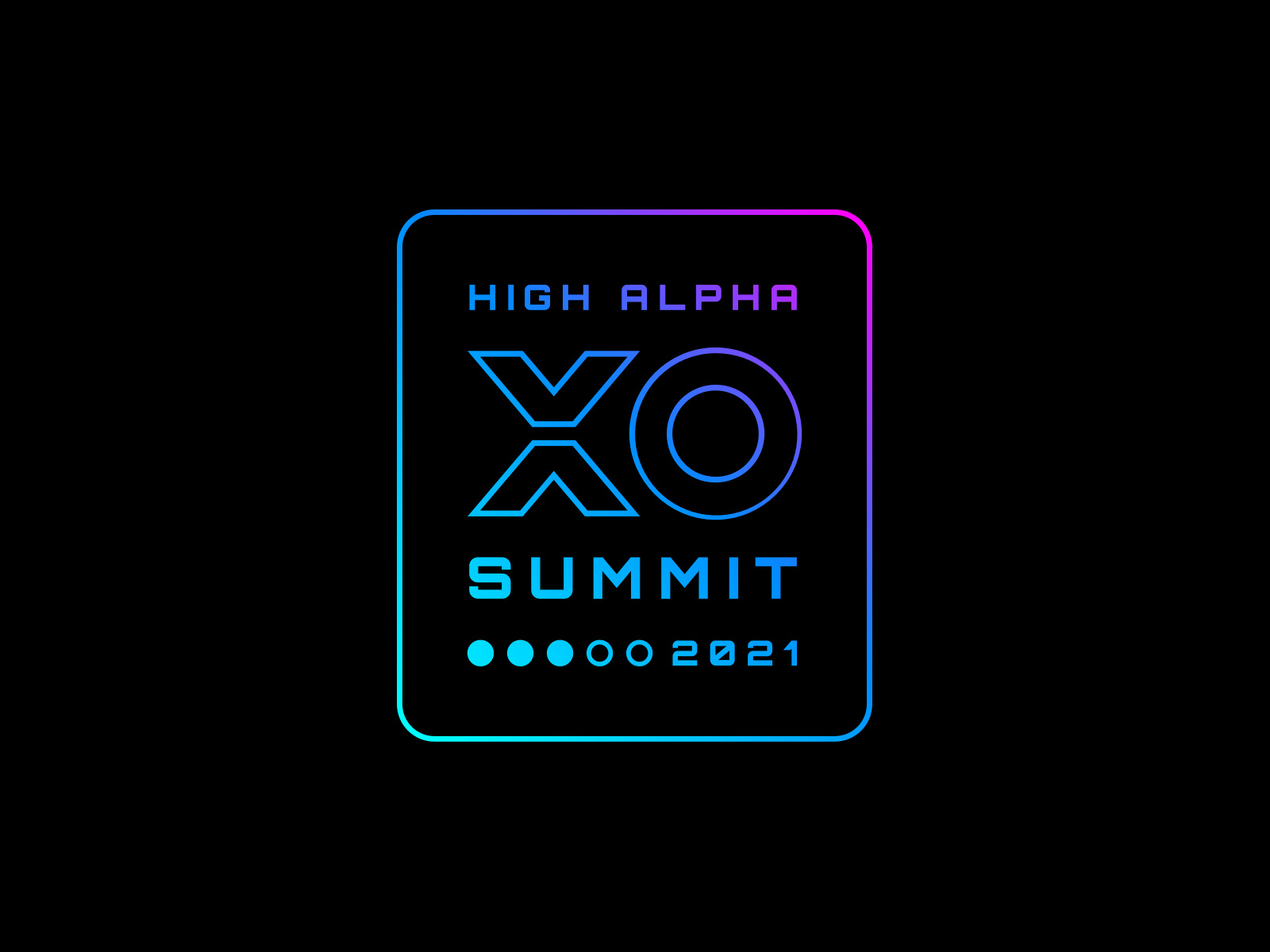 XO Summit logo exploration 3 by Kevin Spahn for High Alpha on Dribbble