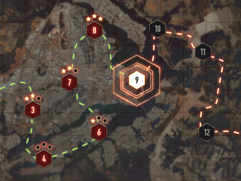 Battle map: level by Tanya Kot on Dribbble