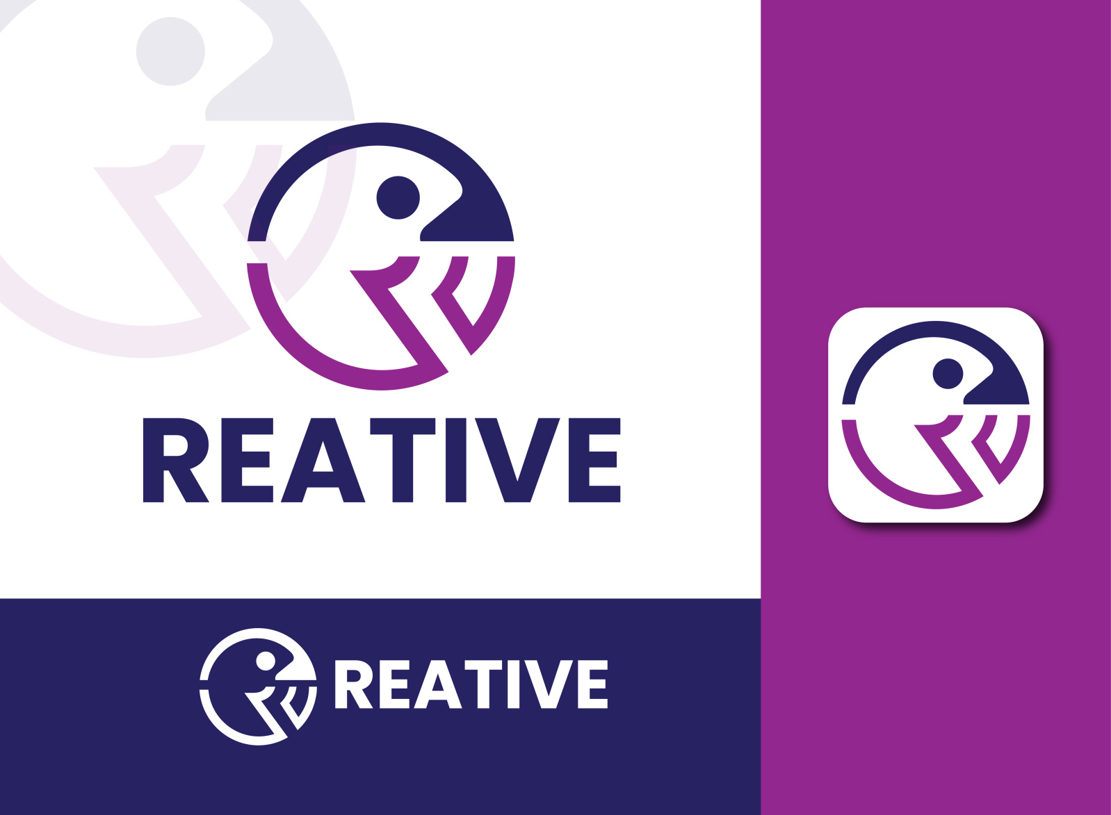 REATIVE Logo (r letter concept) by Abu Nayem Bipul on Dribbble