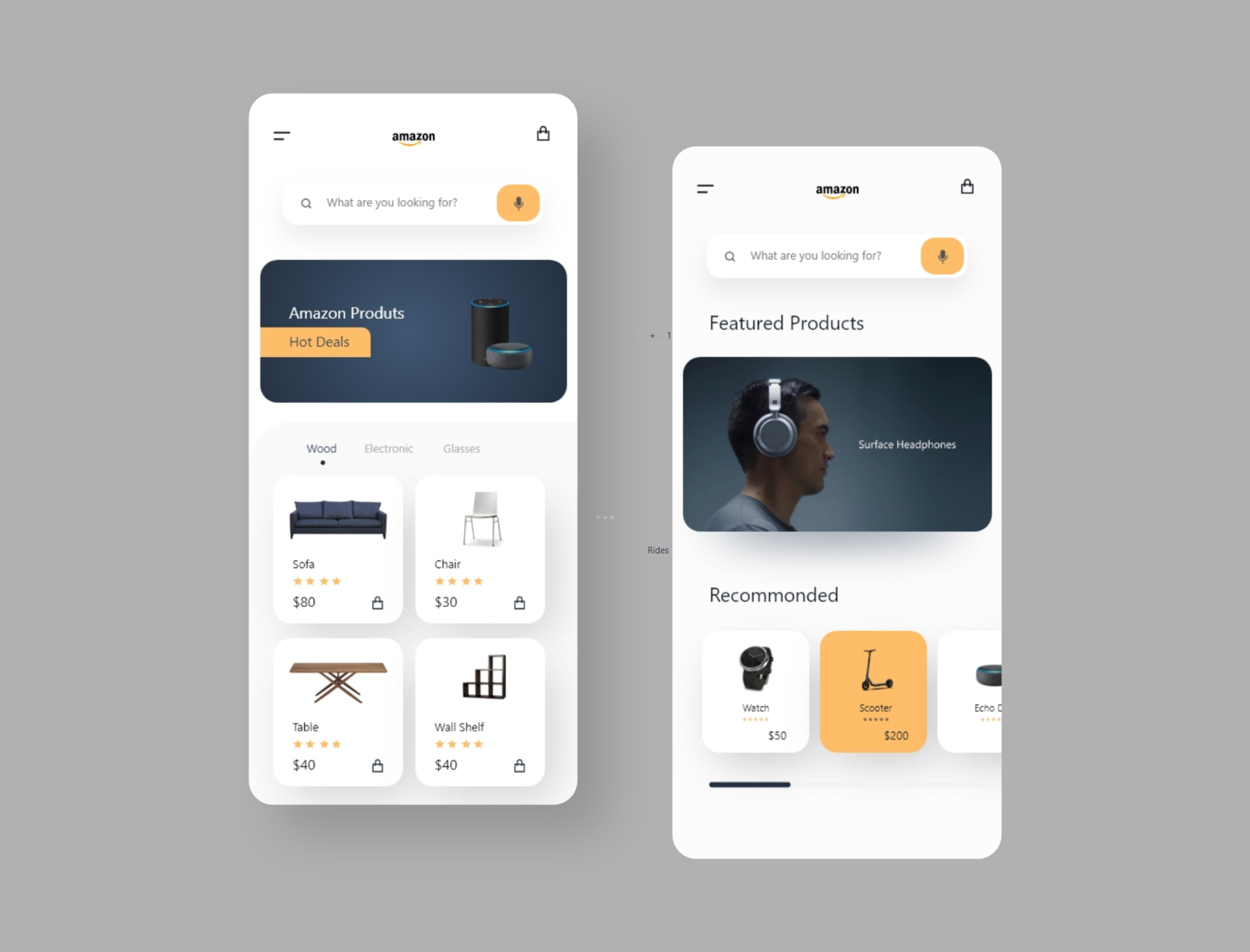 Amazon Mobile App UI Redesign by Nagib Al Sadik on Dribbble