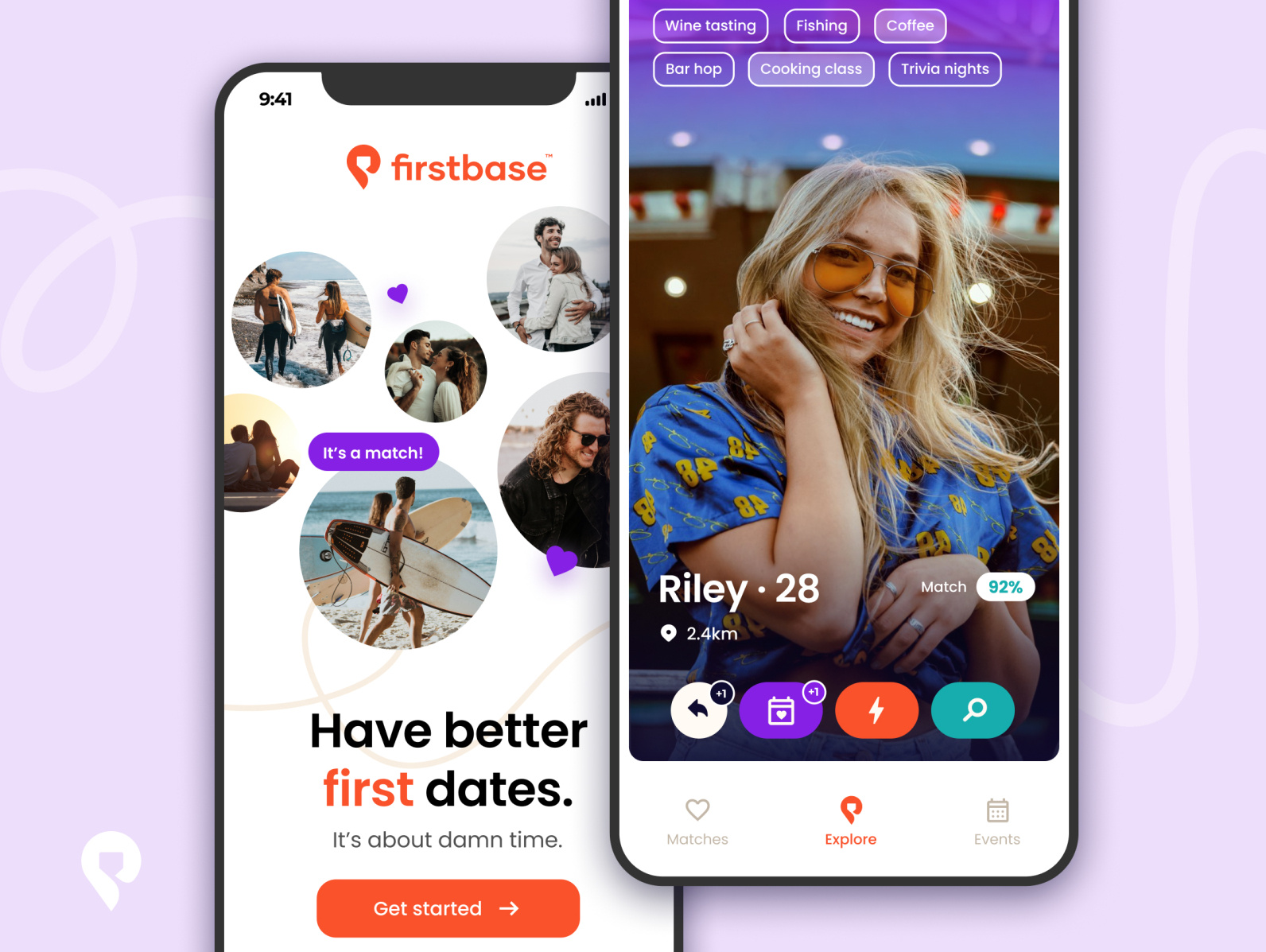 Dating App UI Concept by Daniela Castro on Dribbble
