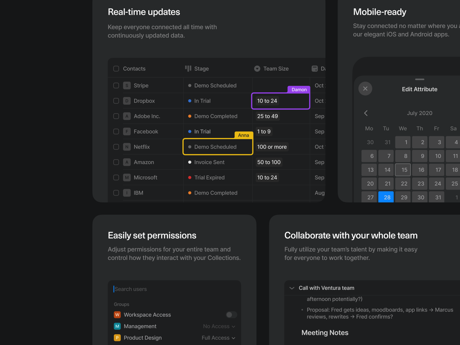Website Assets by Niclas Ernst for Attio on Dribbble