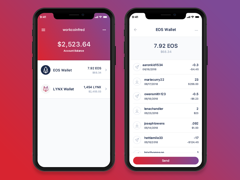 Eos Lynx App by Kory Larson on Dribbble