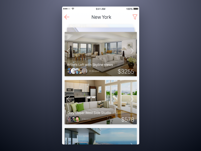 6th Week (Saturday) - Booking App by Jack R. on Dribbble