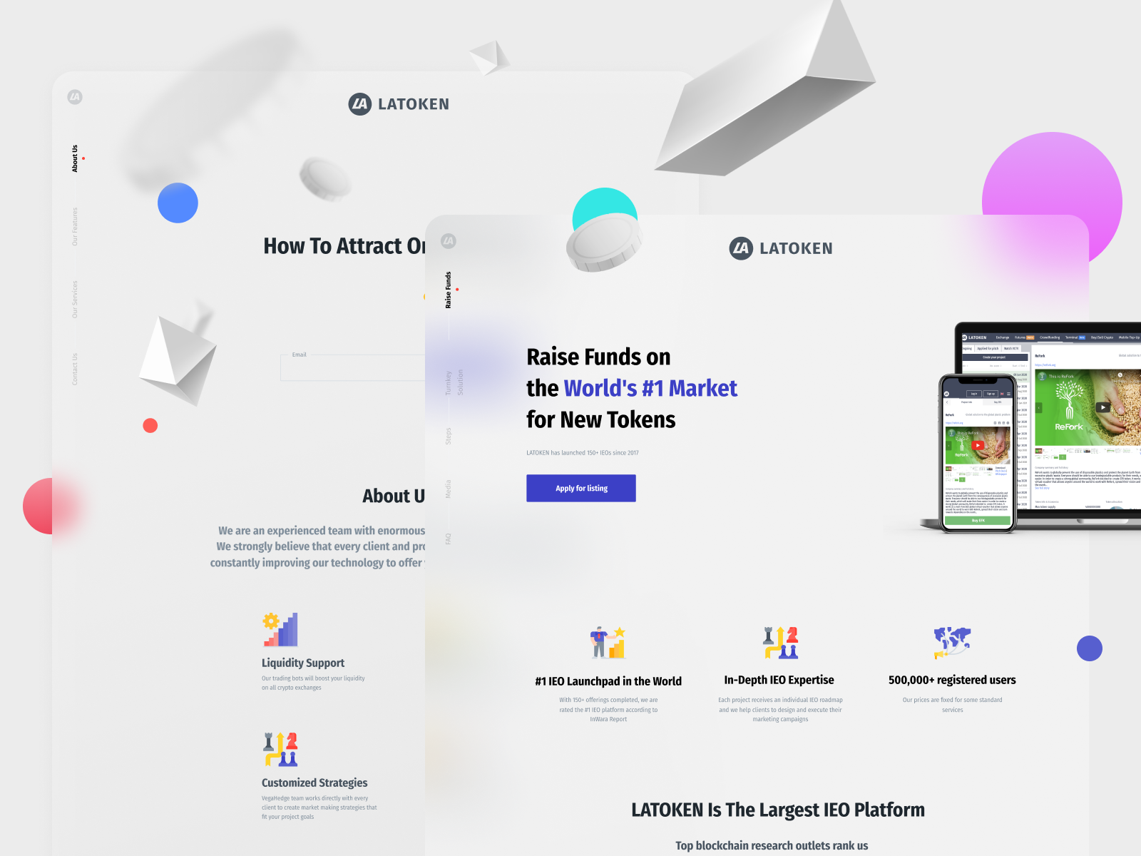 LATOKEN Cryptocurrency Exchange by Ishkhan on Dribbble