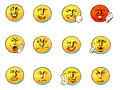Honest Emoticons by Alex Gallego on Dribbble