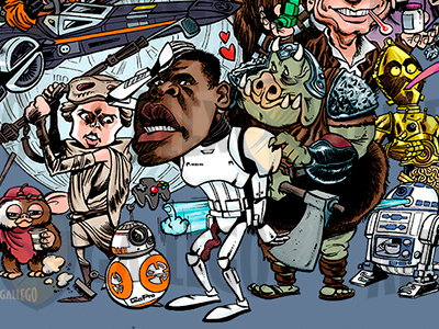 Farce Awakens by Alex Gallego on Dribbble