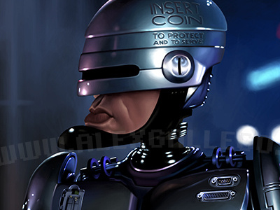 Robocop finished by Alex Gallego on Dribbble