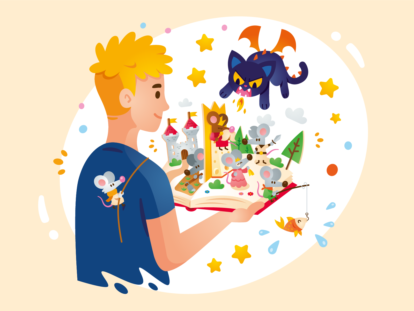 Fantasy Children Book Illustration By Manu On Dribbble fantasy-children-book-illustration-by-manu-on-dribbble