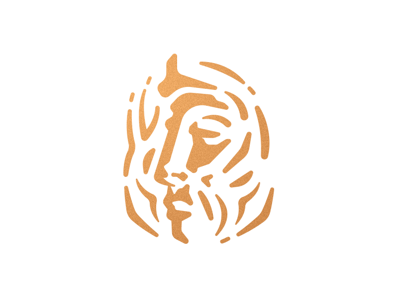 Berber Face + Fingerprint Logo by Manu on Dribbble