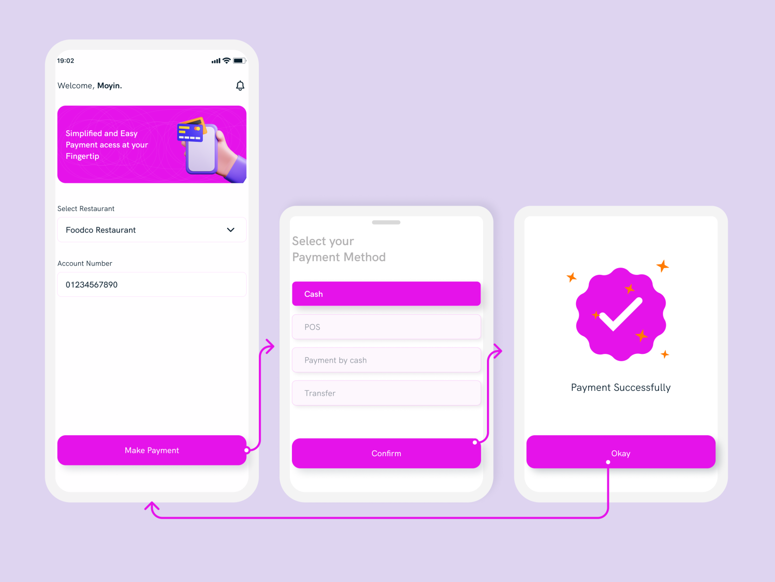Easy Payment Transaction Screen by Grace Leramo on Dribbble