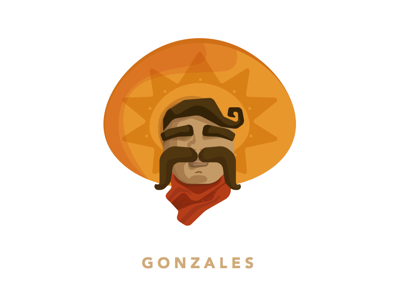 Gonzales by erkan kerti on Dribbble