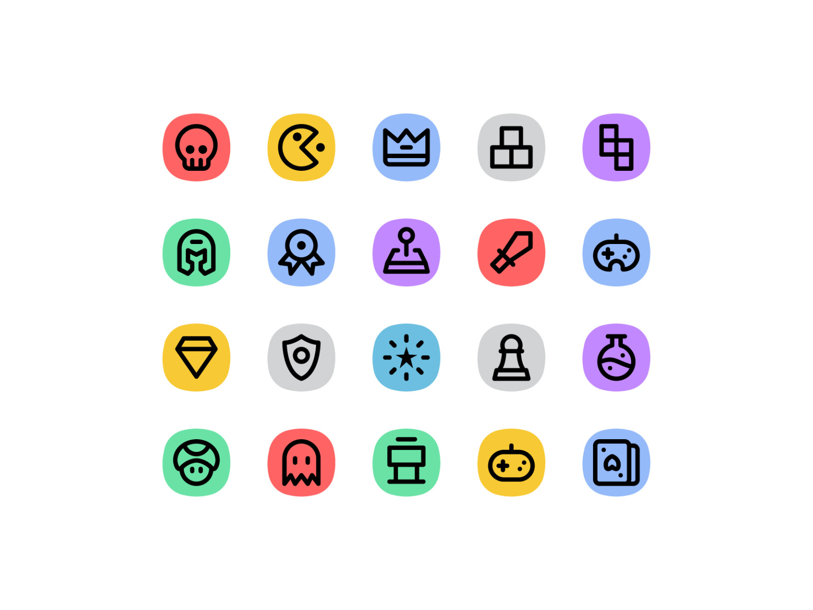 Free Game Icon Set 🎮 by Royyan Wijaya on Dribbble
