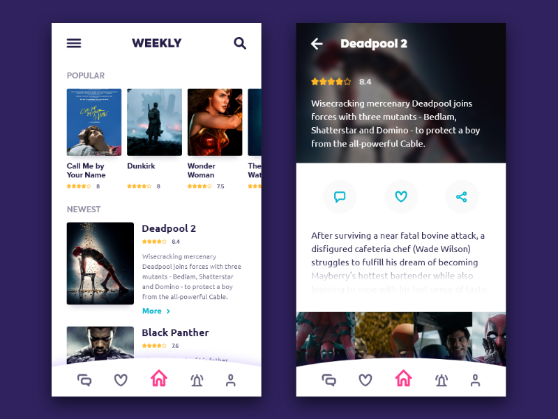Weekly UI - 7 by Almaz Bisenbaev on Dribbble