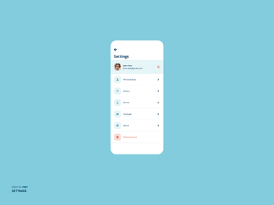 Settings UI designs, themes, templates and downloadable graphic ...
