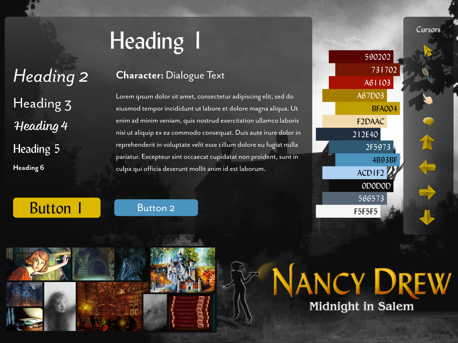 ND:MID UI Redesign - Style Tile by Kayla Goodison on Dribbble