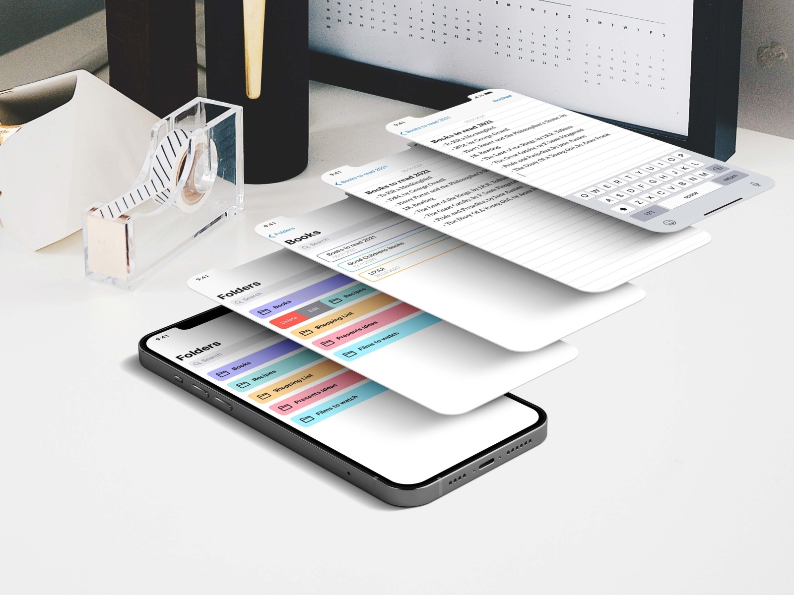 Note-Taking App by Anja Dietz on Dribbble