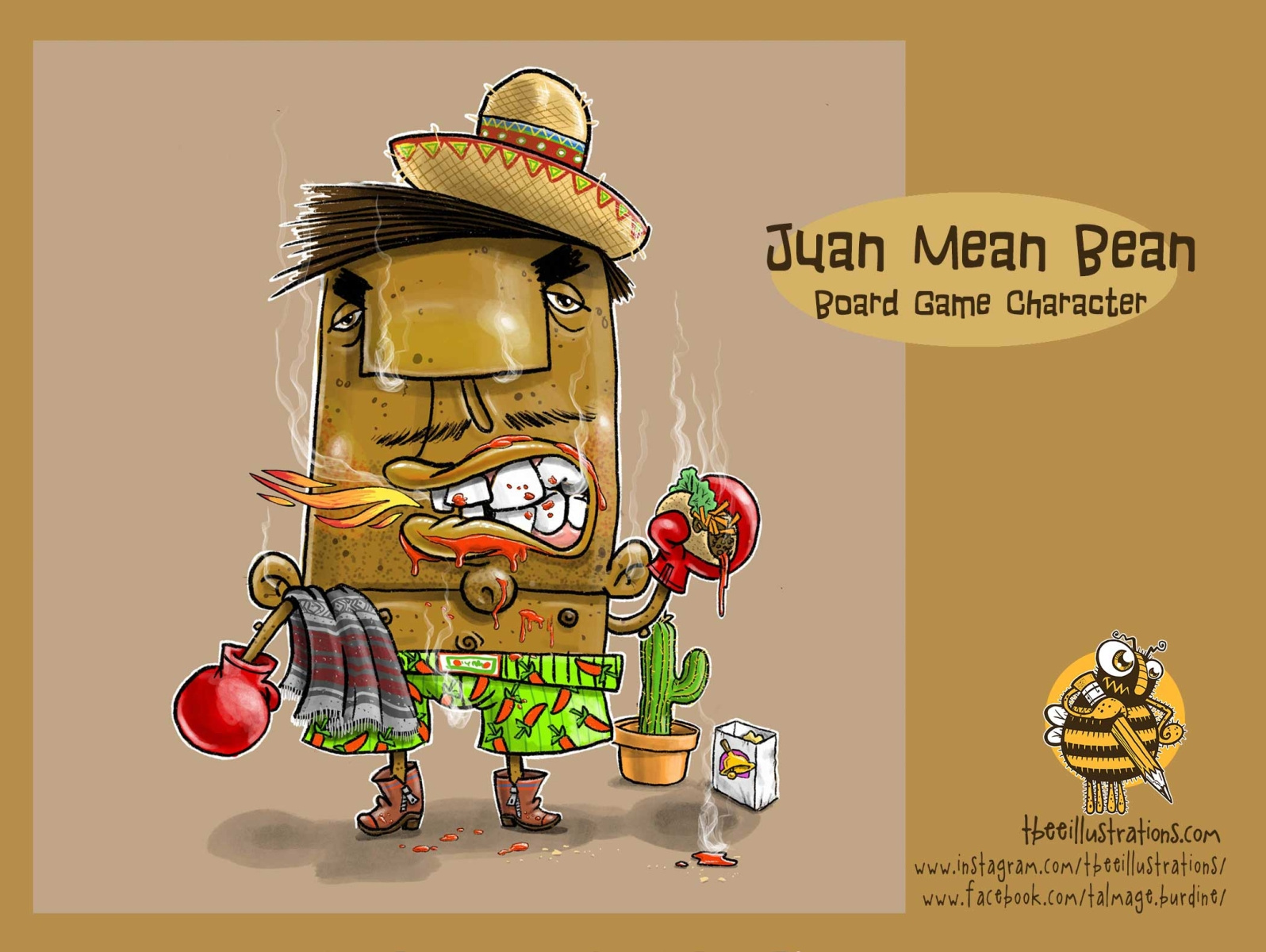 Juan Mean Bean by TBee on Dribbble