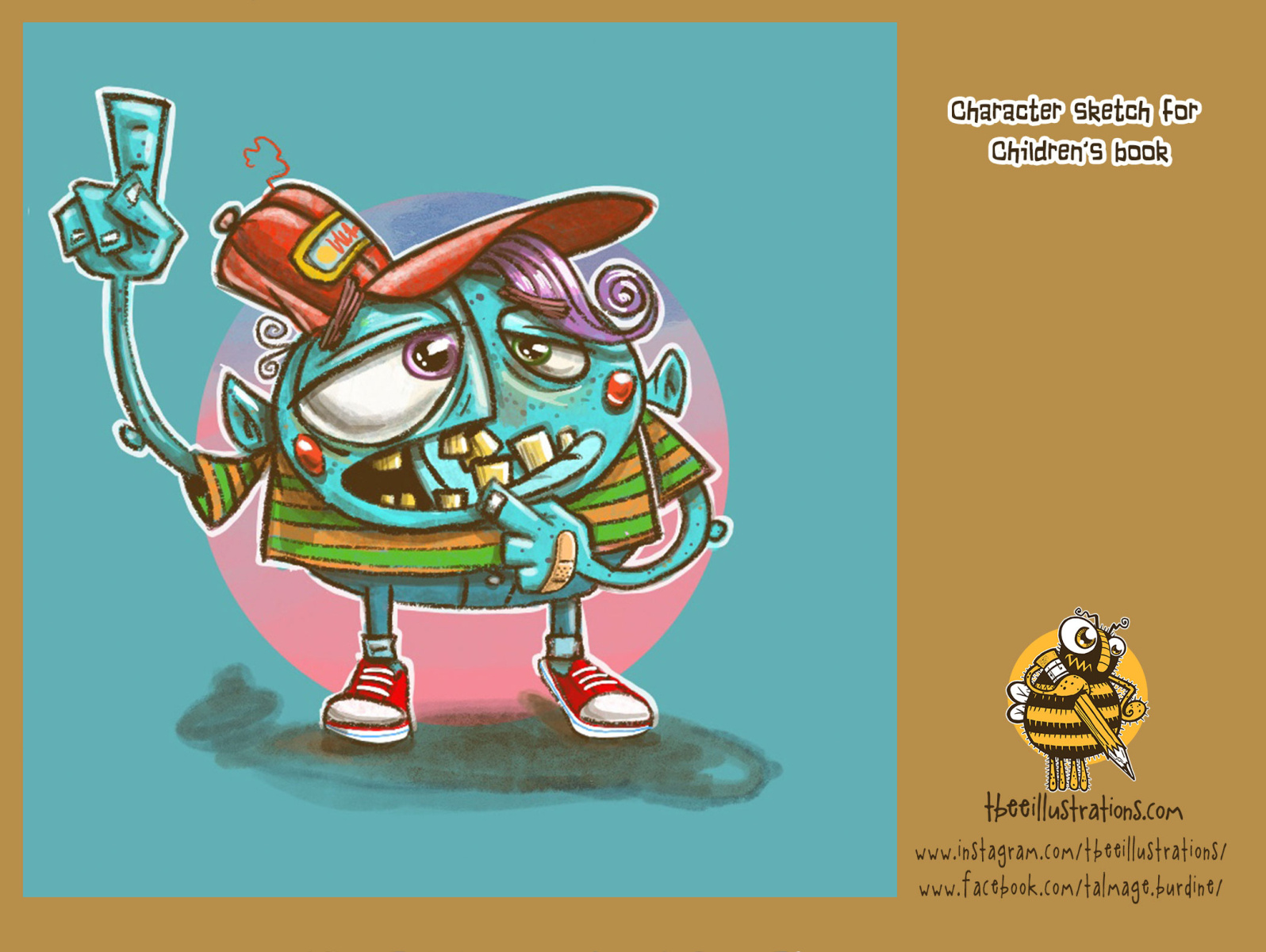 Character sketch by TBee on Dribbble
