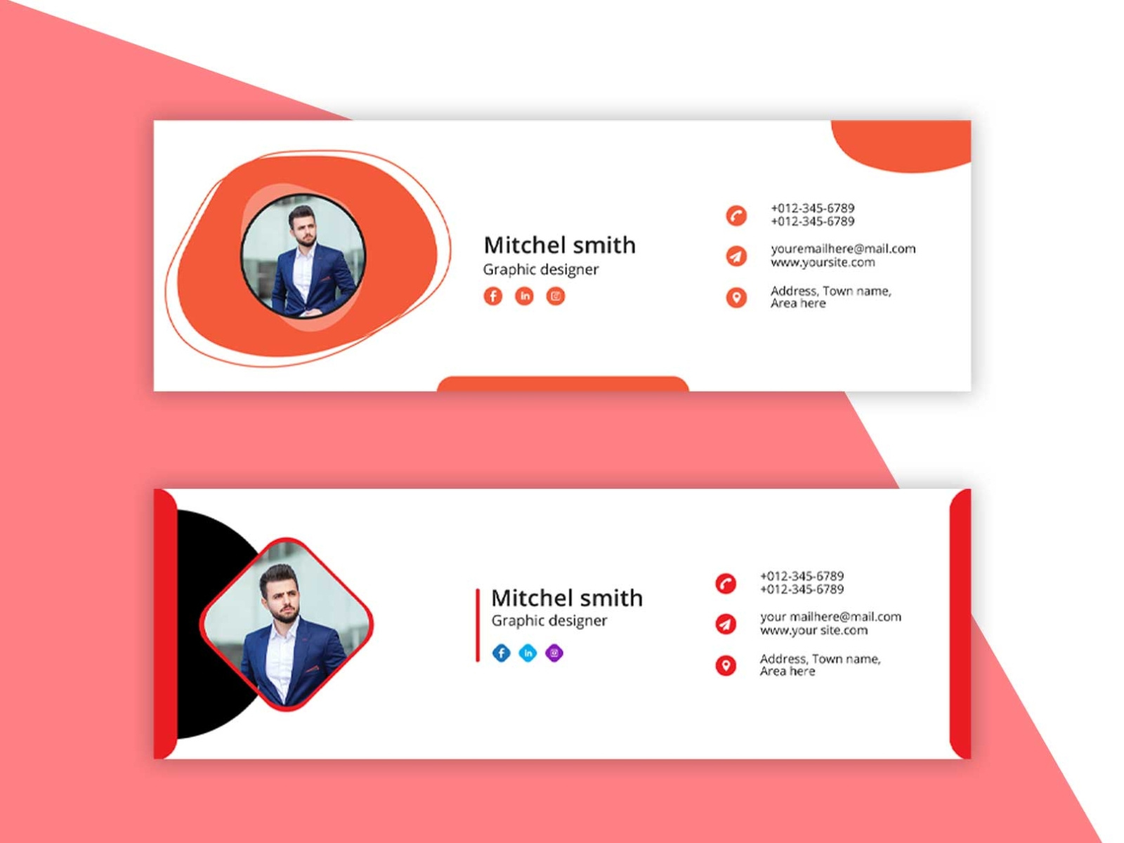 Postcard Design Template by jafor03 on Dribbble