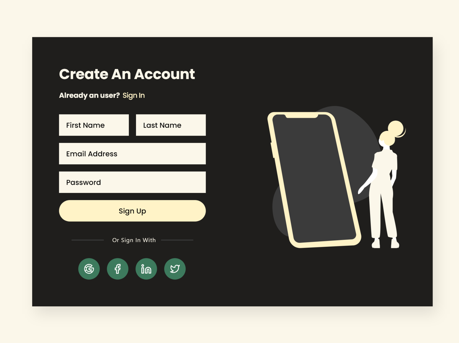 Sign Up Website by Helmy Fikri Luthfyana on Dribbble