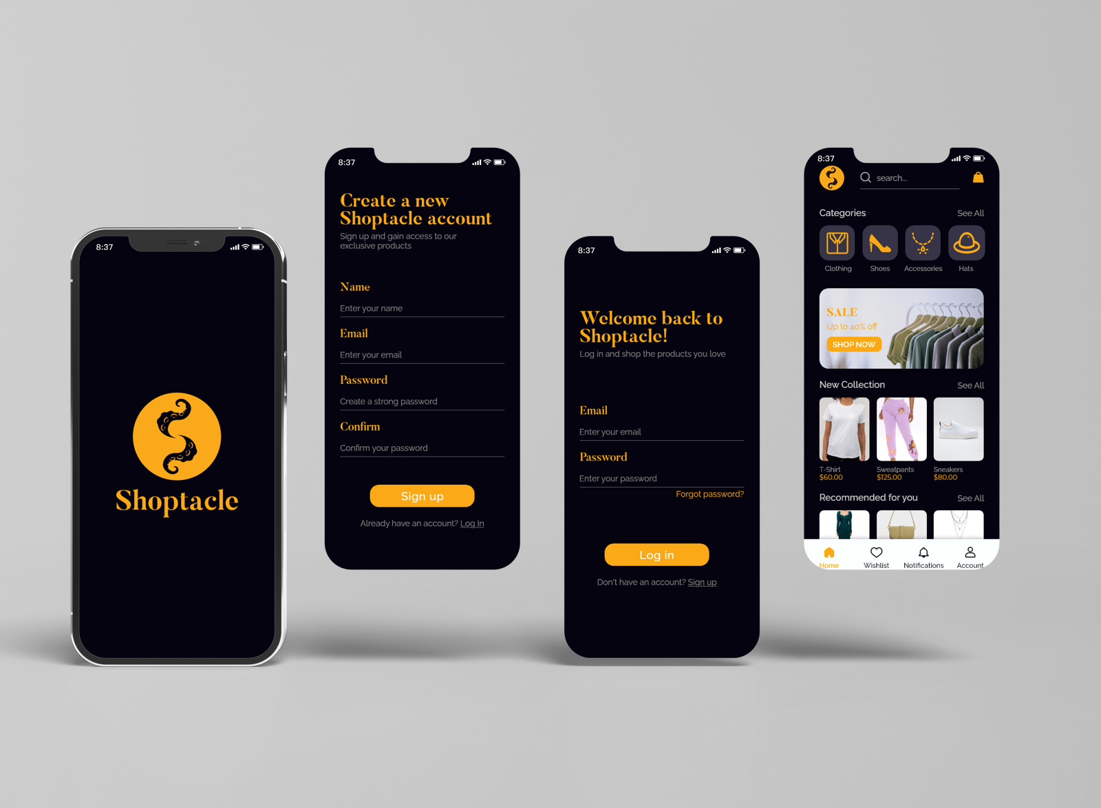 Online Shop Mobile App Design by Dea on Dribbble