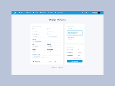 Browse thousands of Payment Information images for design inspiration ...