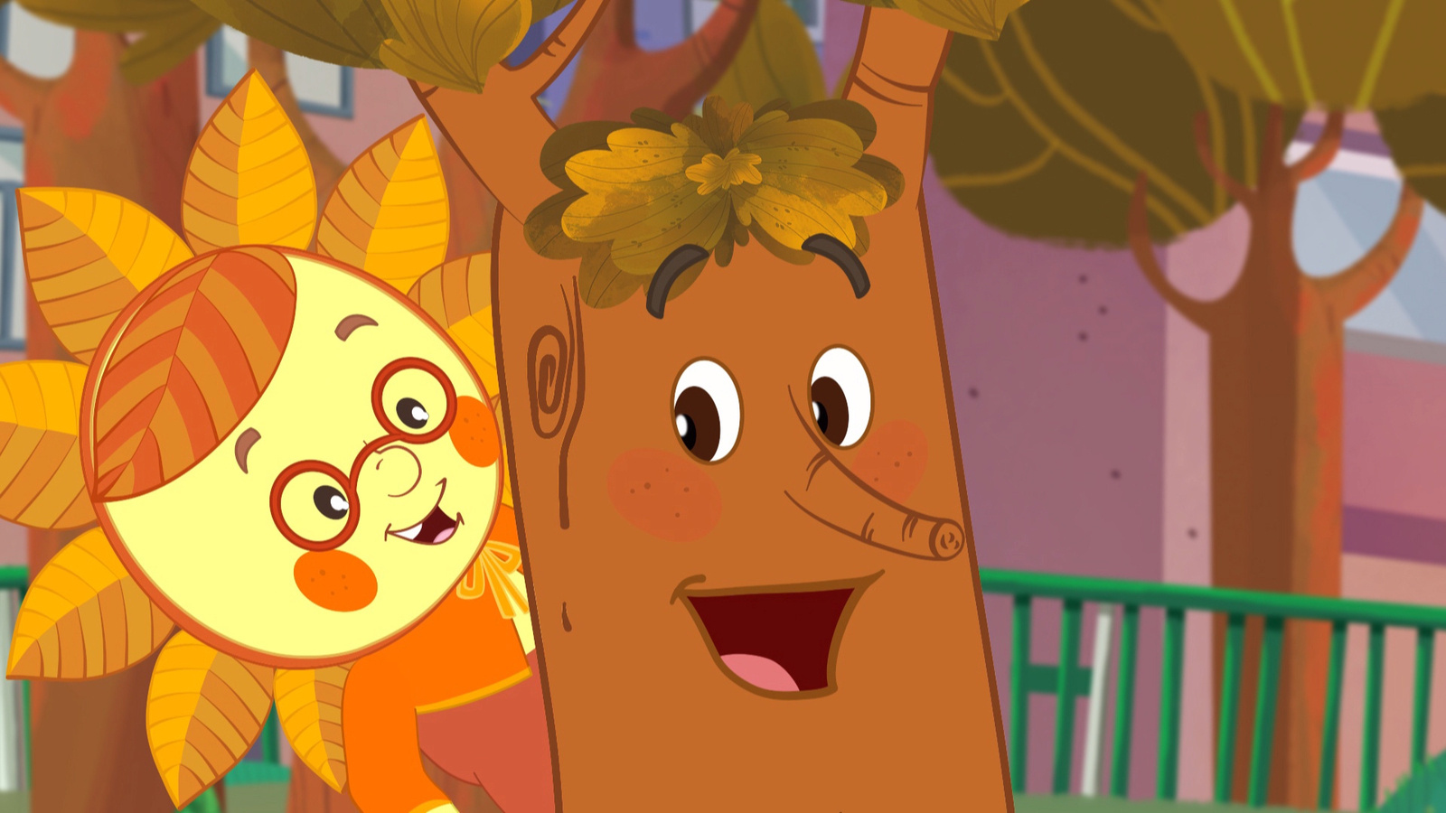 Happy trees by hosein nazarpour on Dribbble